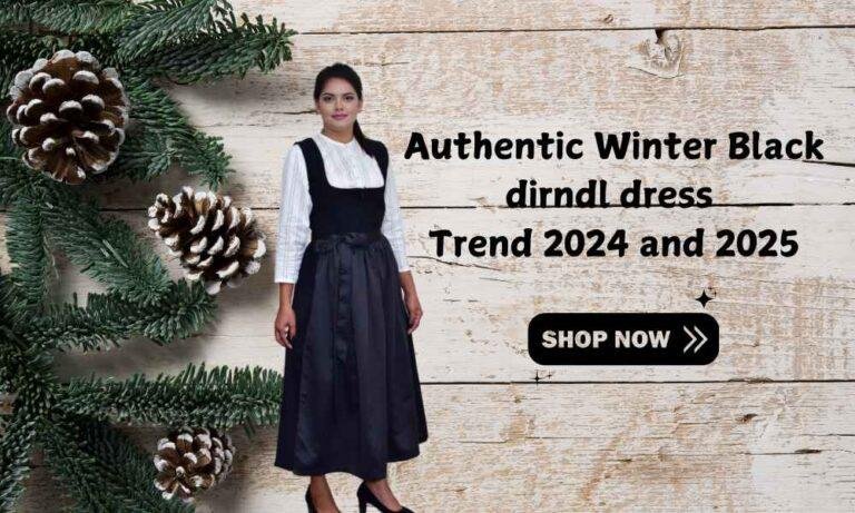 Authentic Winter Black Dirndl Dress Trend 2024 And 2025