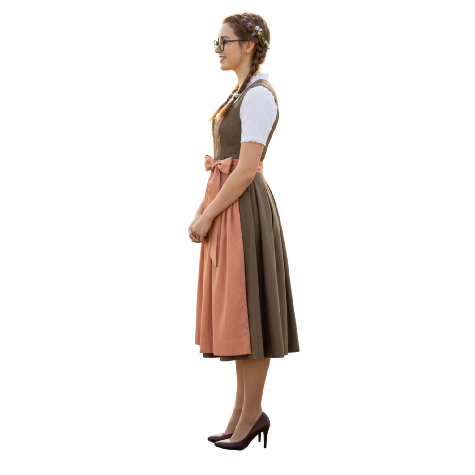 Beautiful Traditional German Dirndl Attire DD-0060